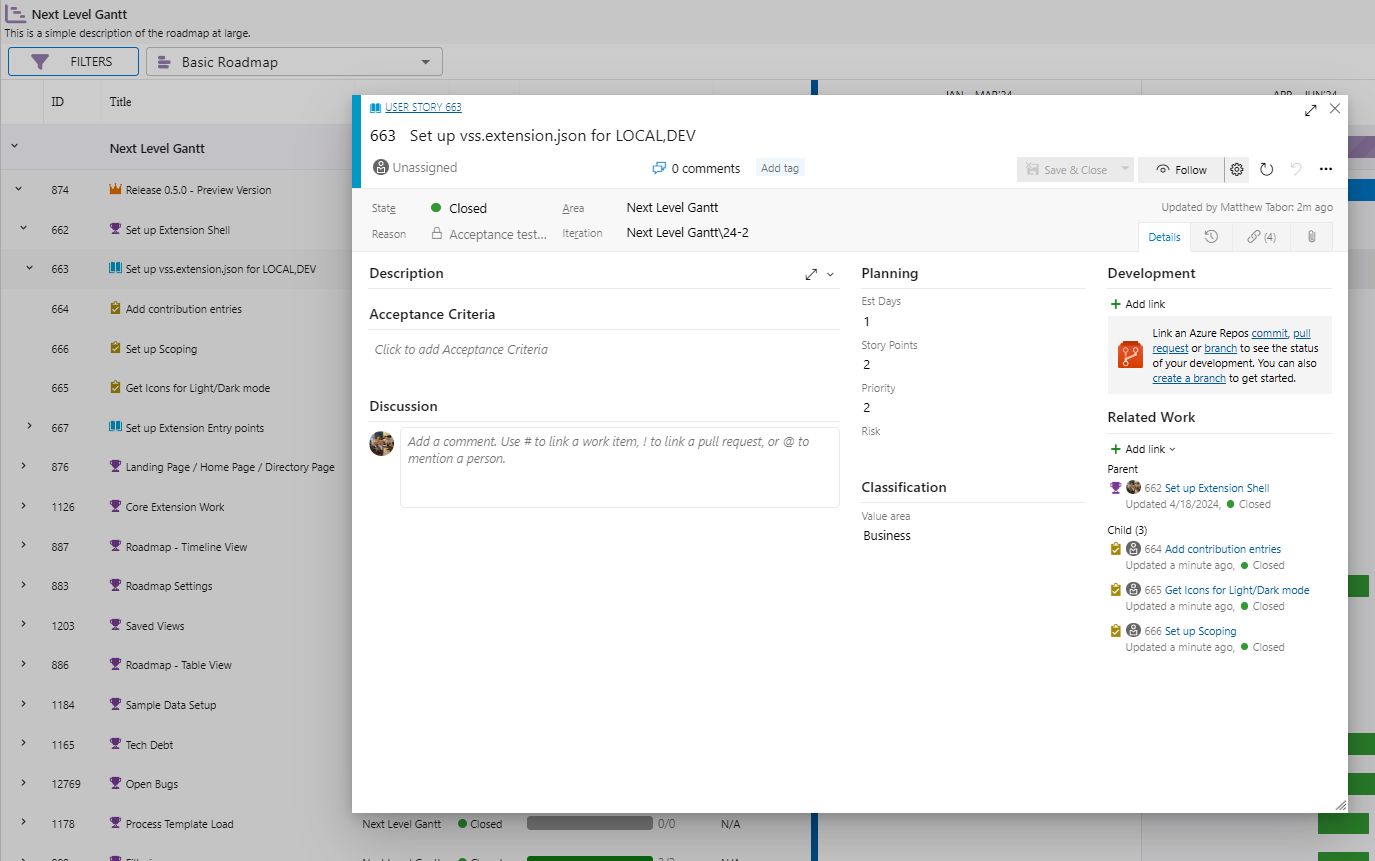 Next Level Gantt - Visual Studio Marketplace